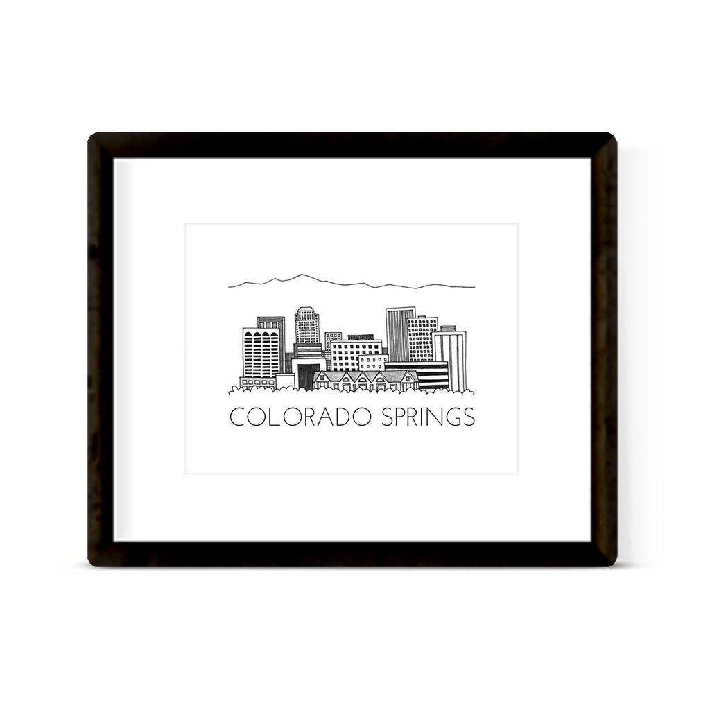 "COLORADO SPRINGS" Skyline – LOinLONDON®