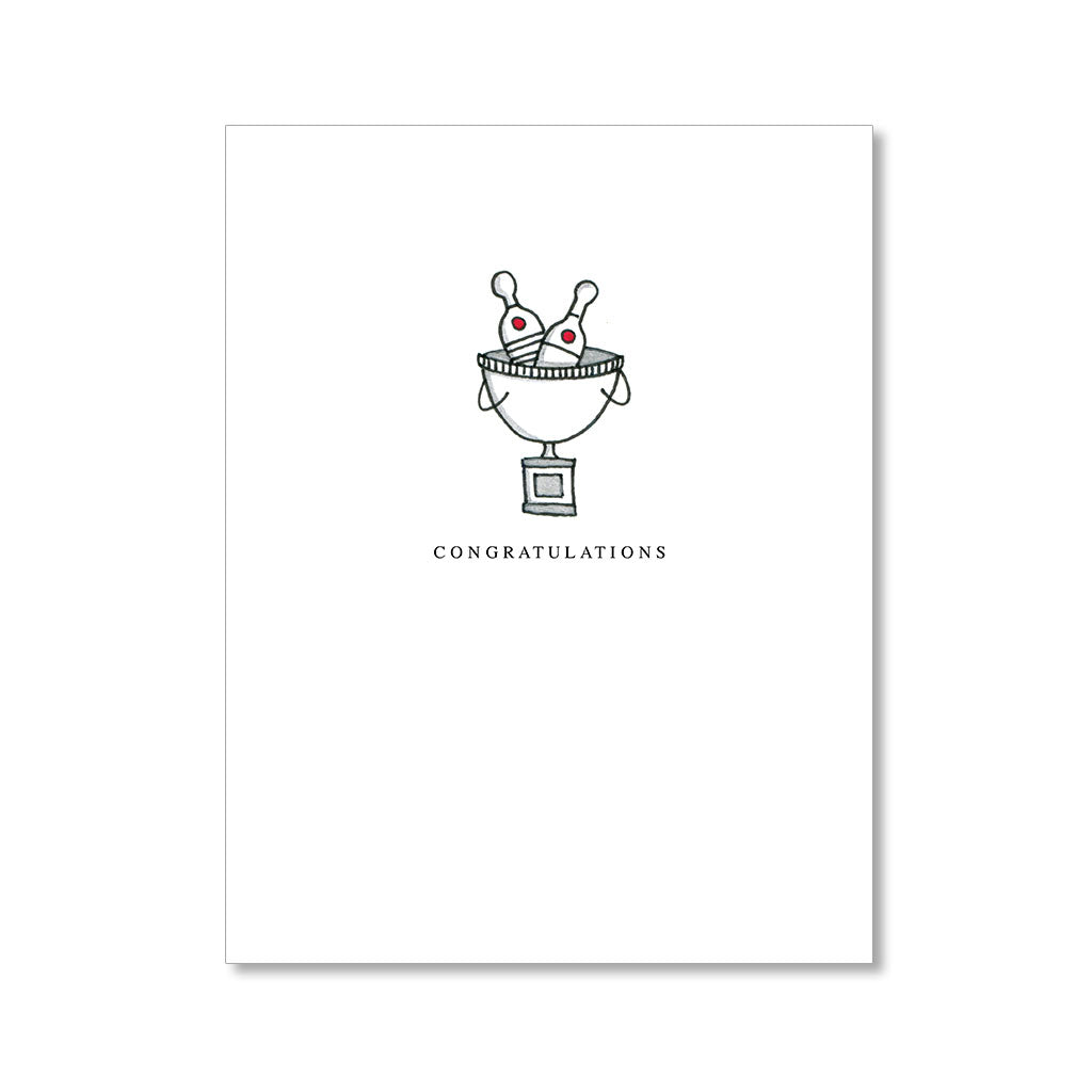 "CHAMPAGNE BUCKET" CONGRATULATIONS CARD – LOinLONDON®
